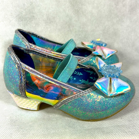 Disney | Shoes | Disney Princess Elsa Silver Sparkle With Snowflake ...